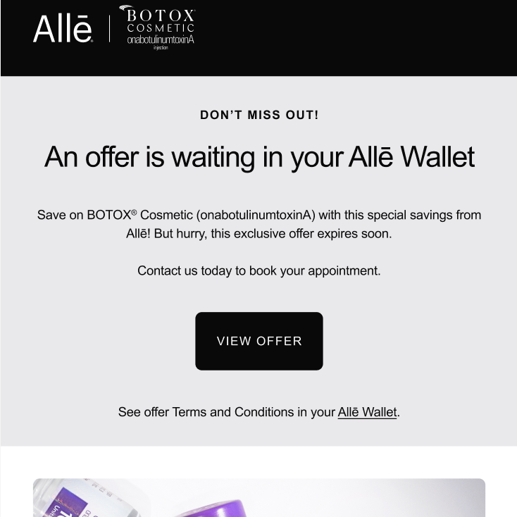 BOTOX® Cosmetic Seashells – Allergan Brandbox