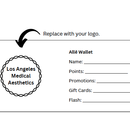 Allē “What’s in your Wallet” Flash Card – Allergan Brandbox