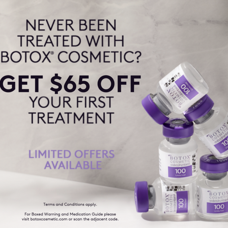 $65 Off BOTOX® Cosmetic Counter Card – Allergan Brandbox